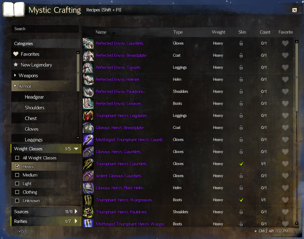 Mystic Crafting Module | Blish HUD